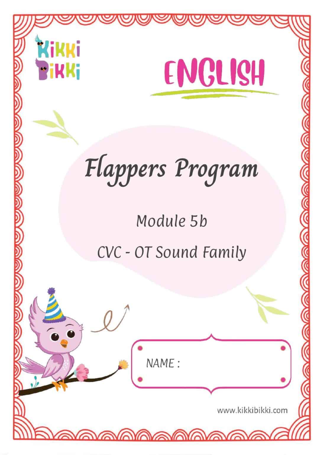 CVC -ot Word Family - Free Phonics Printable