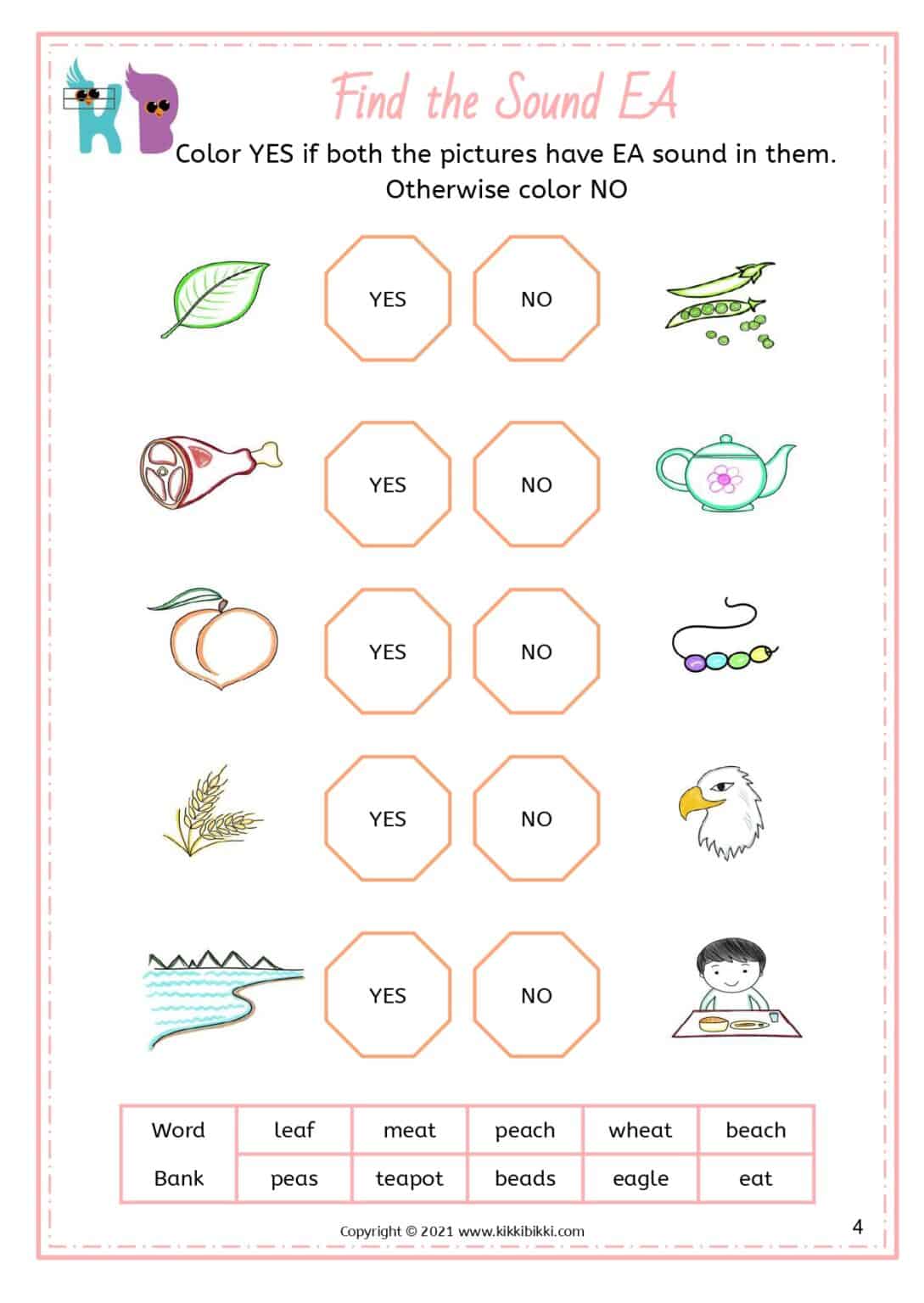 Long E Words Kindergarten Worksheet Free Phonics Printable long-e-words-kindergarten-worksheet-free-phonics-printable
