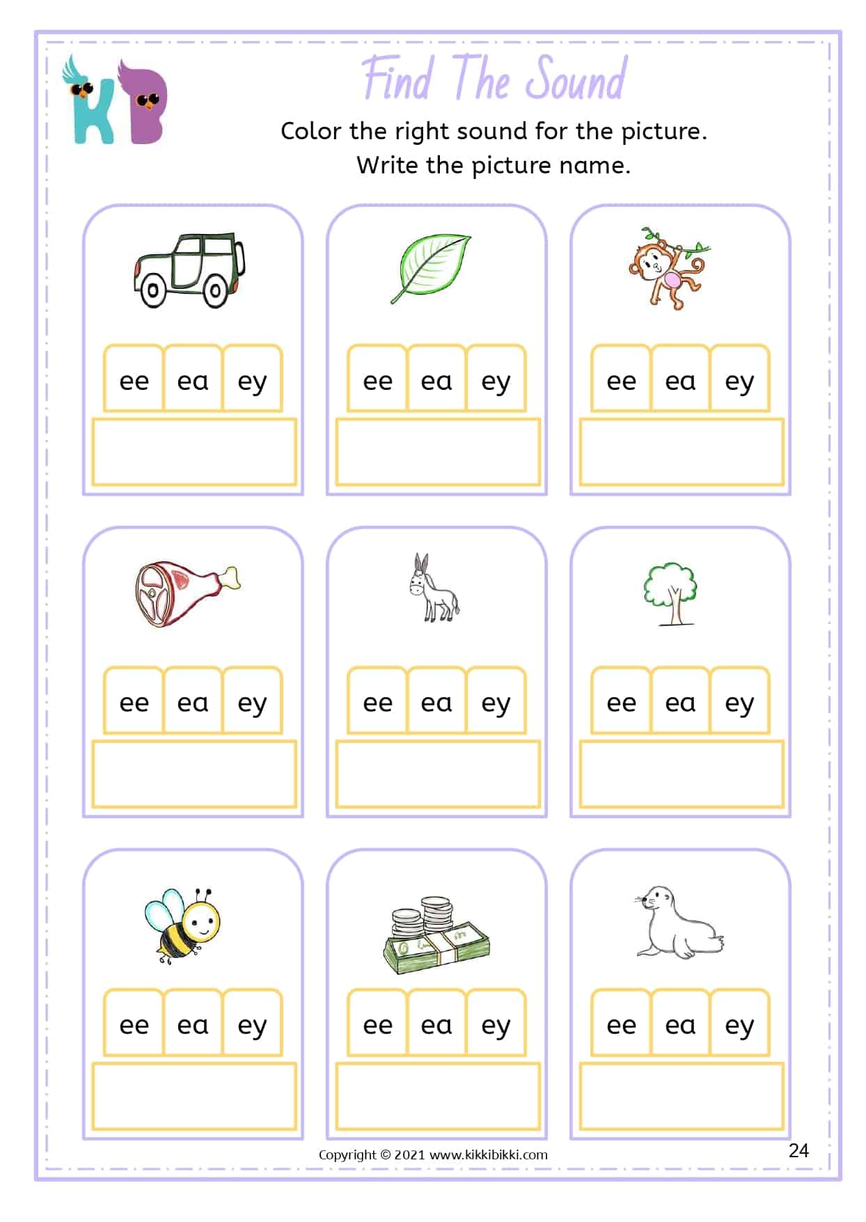 Spellings For Ee ea ey Words Free Phonics Printable Worksheets Spellings For Ee ea ey Words Free Phonics Printable Worksheets