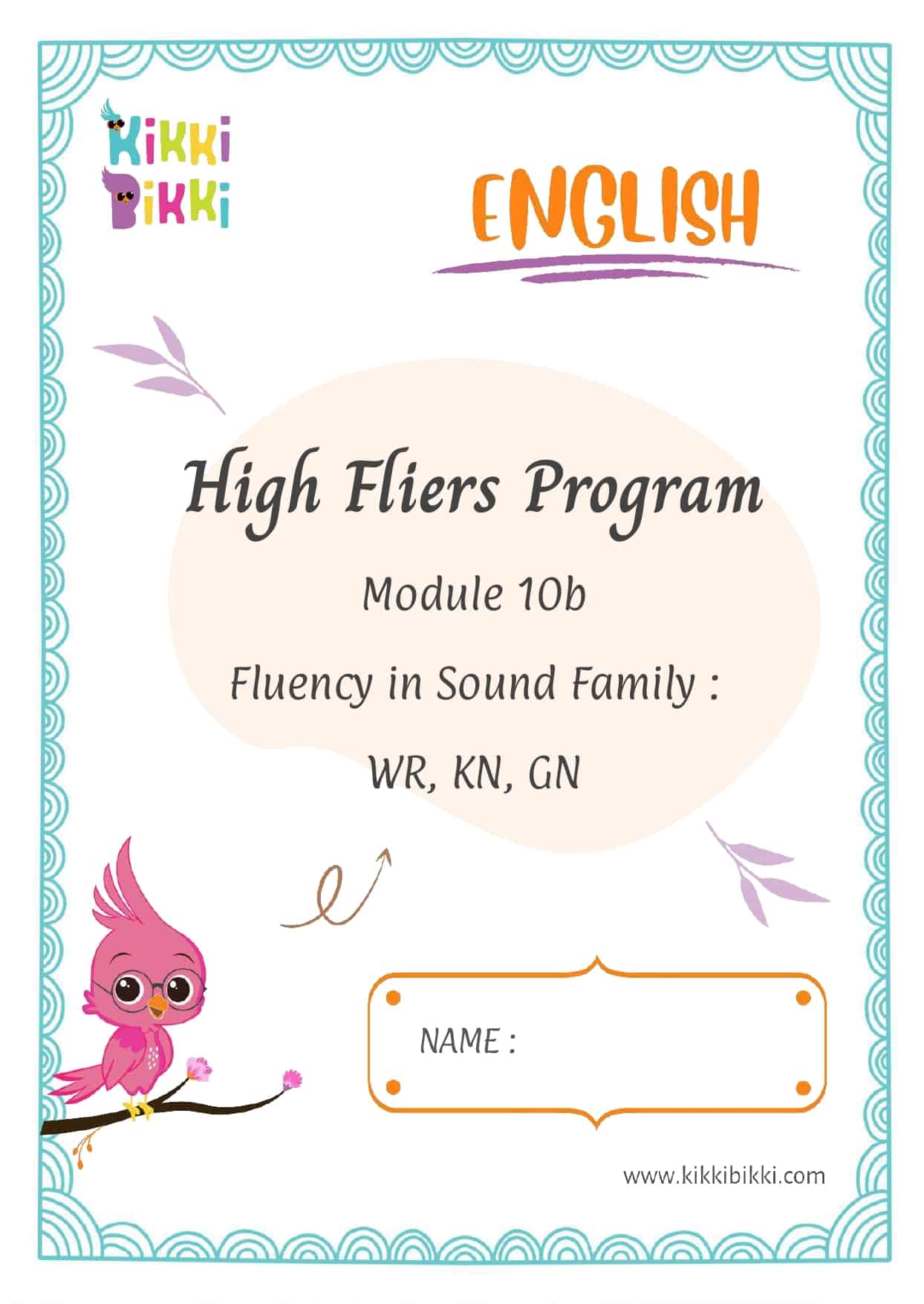 Learn to Spell wr, kn, gn Words - Phonics Printable Worksheets