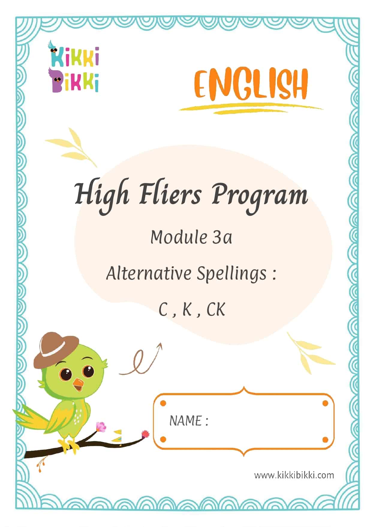 Learn to Spell c, k, ck Words - KikkiBikki - Kindergarten Worksheets