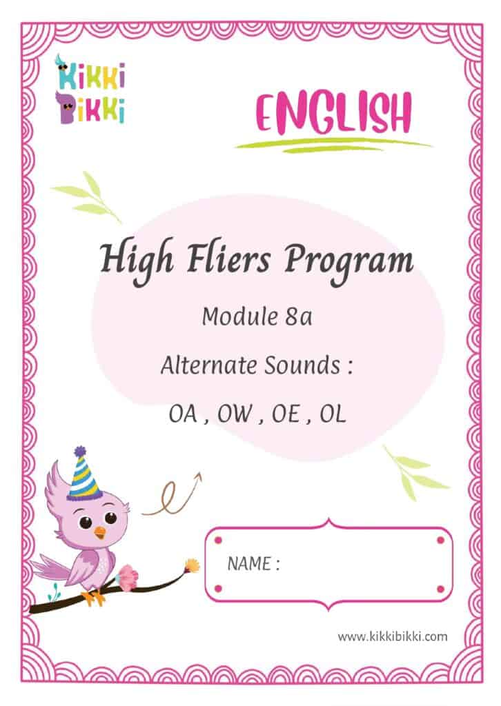 Learn to Spell oa, ow, oe, ol Words - Free Printable Worksheets