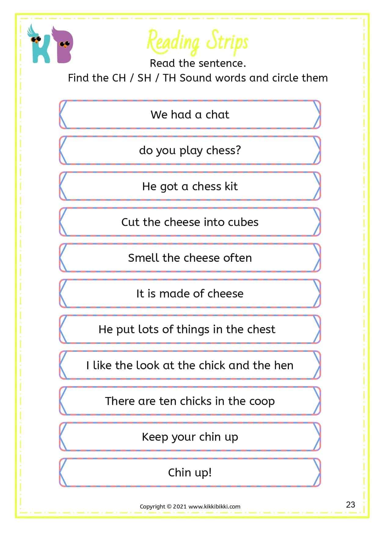 Free Bossy R Printable Worksheets