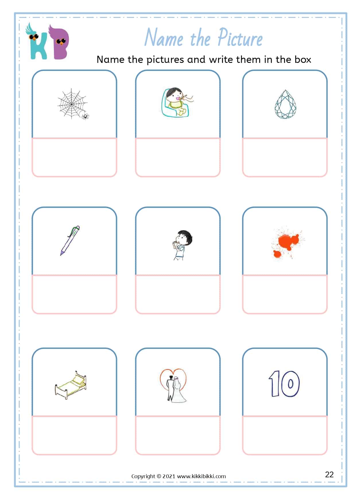 CVC Short e Words Worksheets - Free Phonics Printable