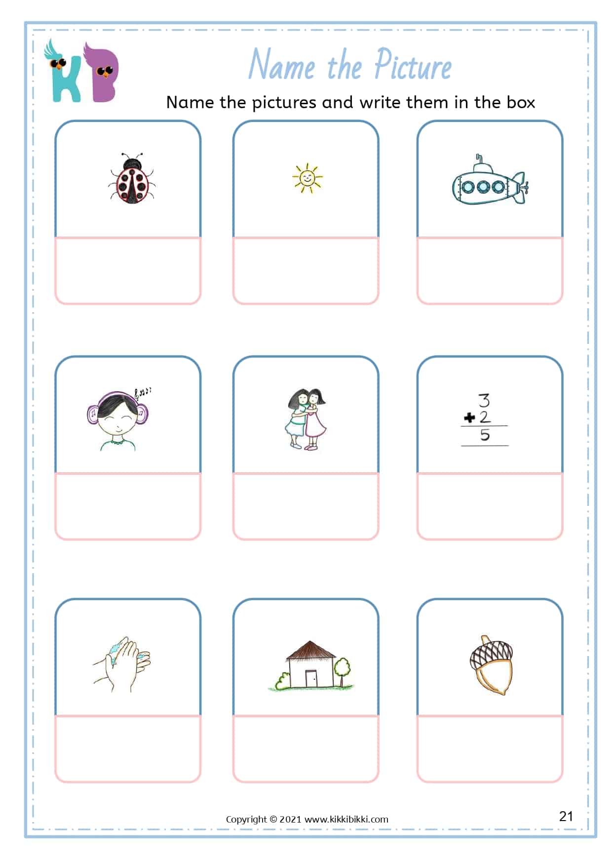 CVC Short u Words Worksheets - Free Phonics Printable