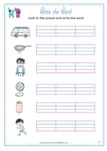 CVC -an Word Family - Free Phonics Printable