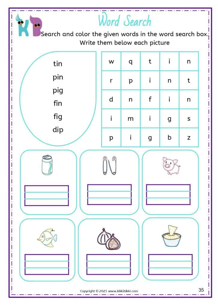Exploring CVC Fluency: Free Printable Wortd Search Worksheets