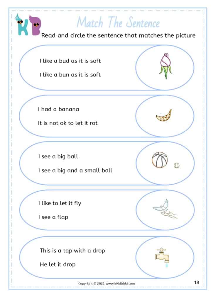 Phonics Adventure: CVC Fluency Worksheets for Kindergarten