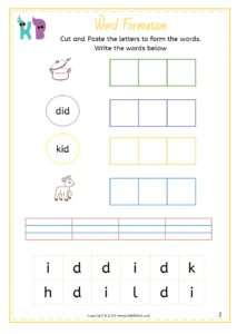 CVC -id Word Family - Free Phonics Printable