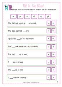 CCVC Words Worksheets - Free Phonics Printable Worksheets