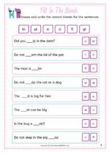 CCVC Words Worksheets - Free Phonics Printable Worksheets