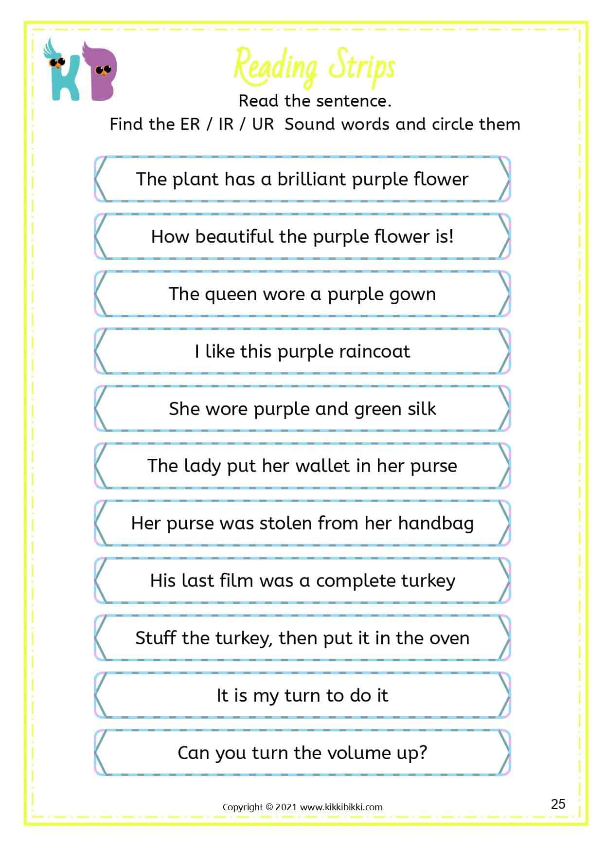 Learn to Spell Bossy R words - Kindergarten Worksheets