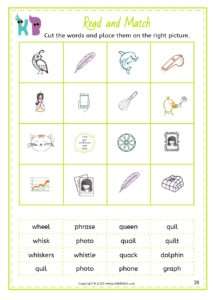 Learn to Spell wh, ph, qu Words | Free Phonics Worksheets