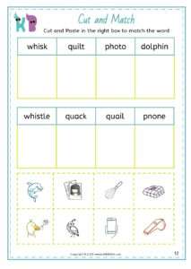 Learn to Spell wh, ph, qu Words | Free Phonics Worksheets