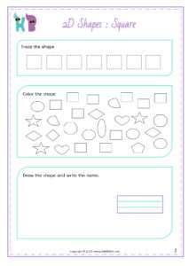 Shapes Adventure: Introduction to 2D Shapes Worksheet for Kids
