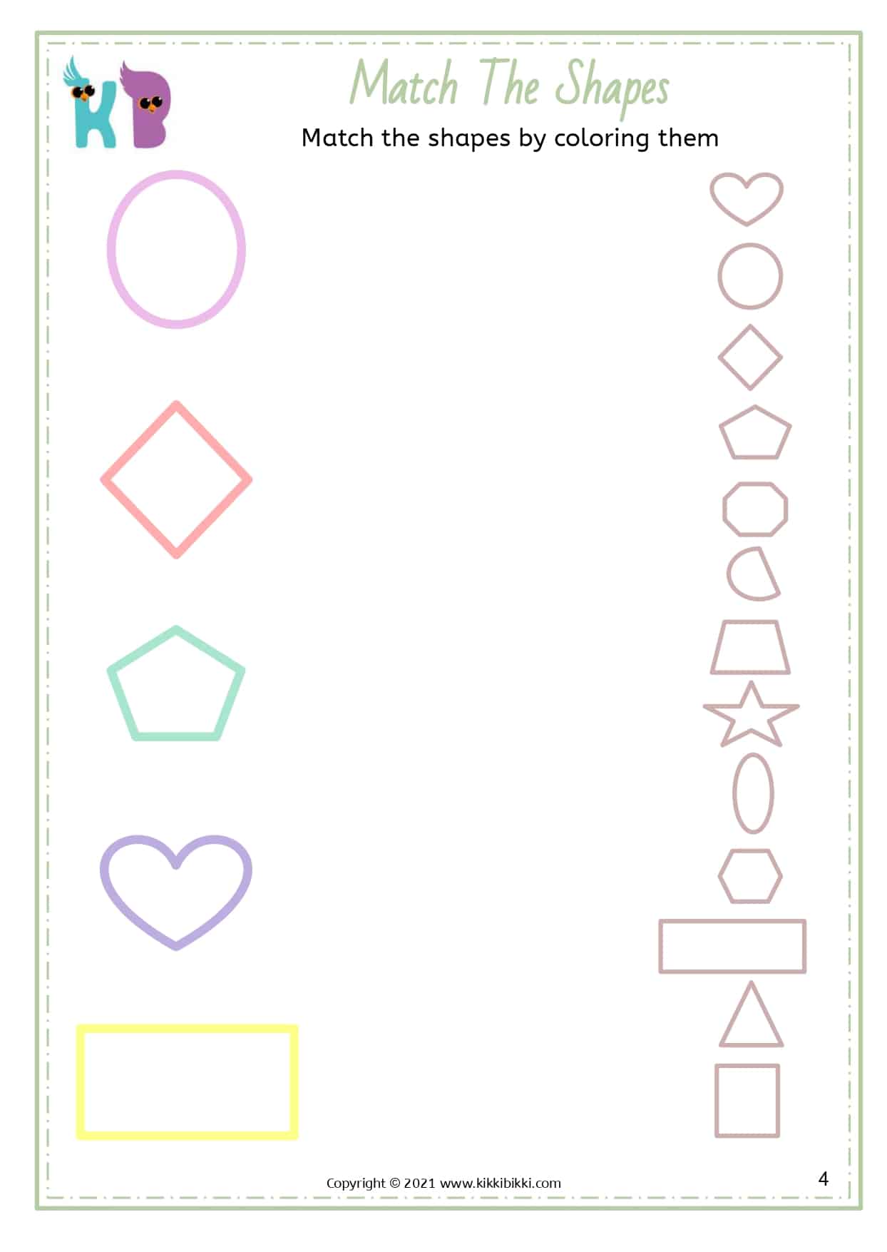 Help your Kindergartener become FLUENT WITH 2D SHAPES