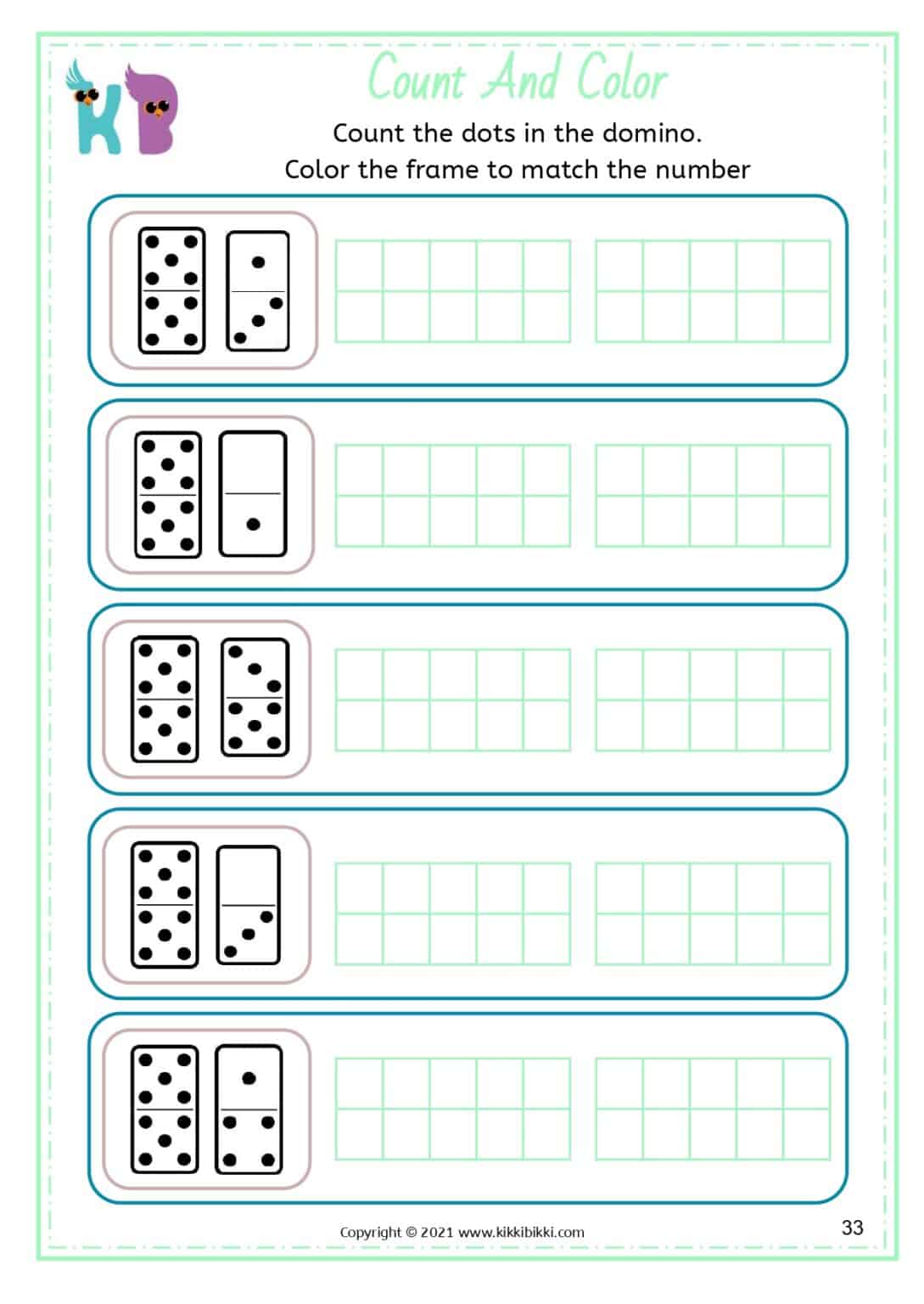 COUNTING NUMBERS WORKSHEETS - Free Math Printable