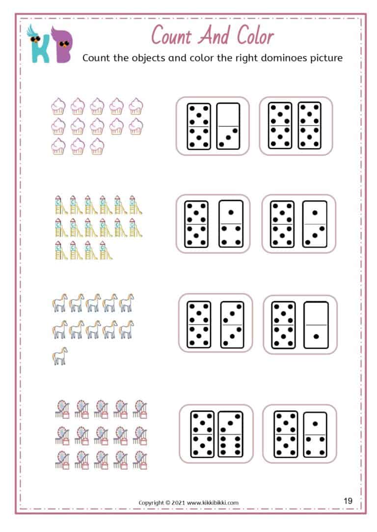 COUNTING NUMBERS WORKSHEETS - Free Math Printable