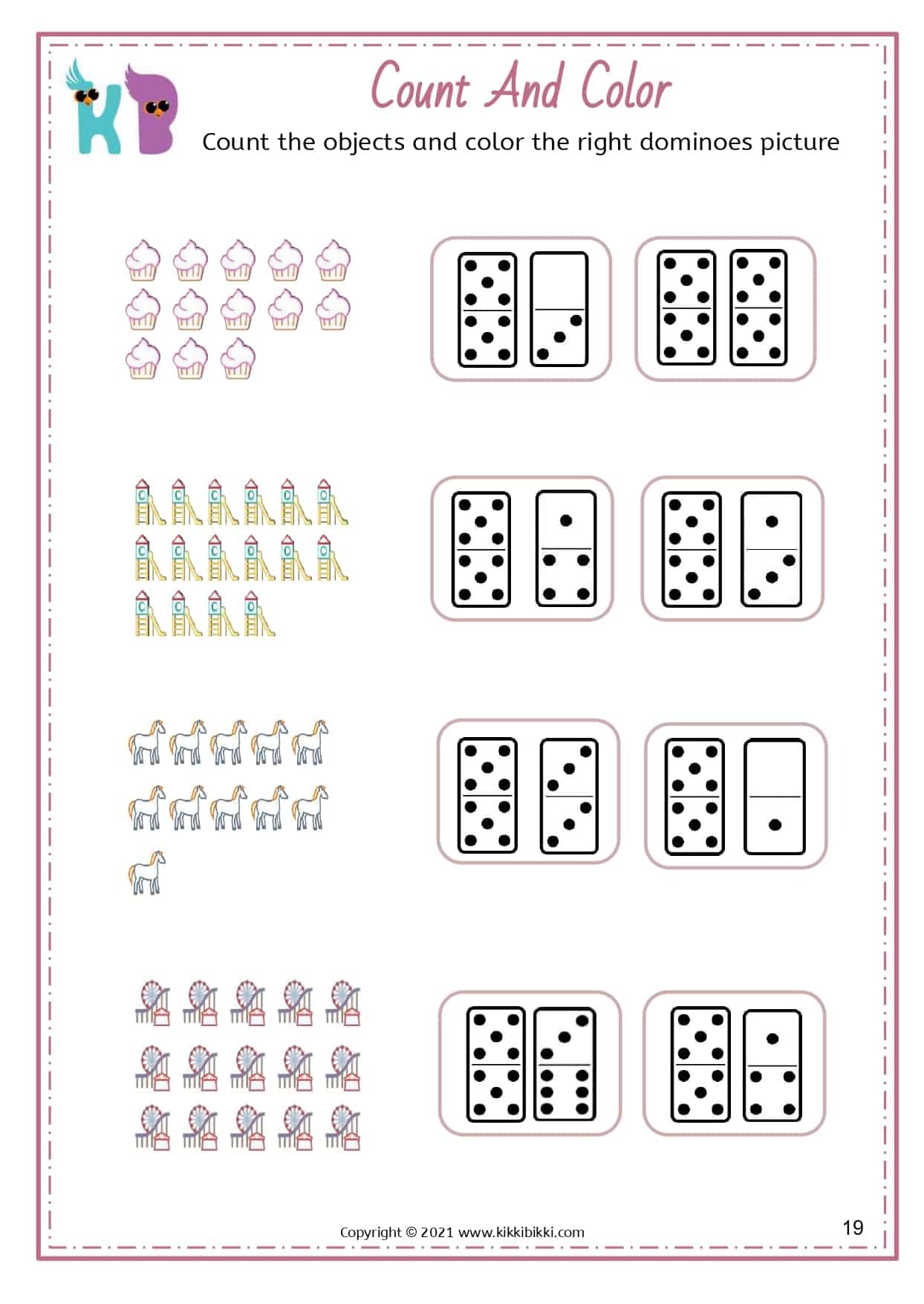 COUNTING NUMBERS WORKSHEETS - Free Math Printable