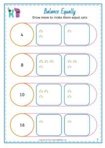 BALANCING EQUATION WORKSHEETS - Free Math Printable