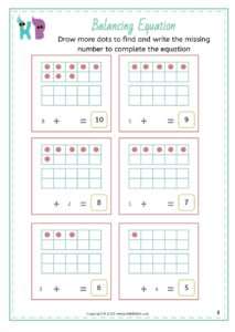 BALANCING EQUATION WORKSHEETS - Free Math Printable