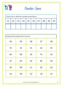 COUNT UP TO 100 - Kindergarten Worksheets - KikkiBikki