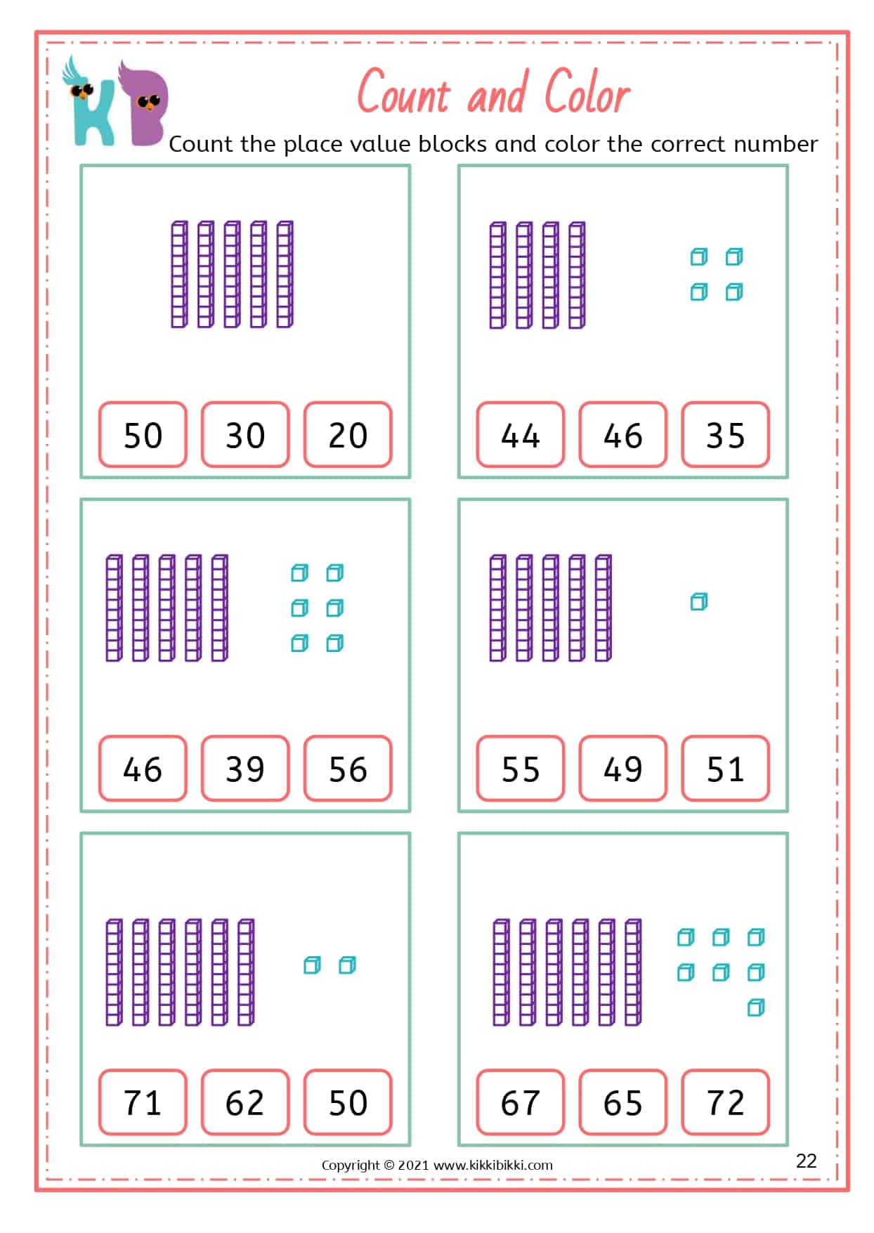 PLACE VALUE WORKSHEETS - KikkiBikki