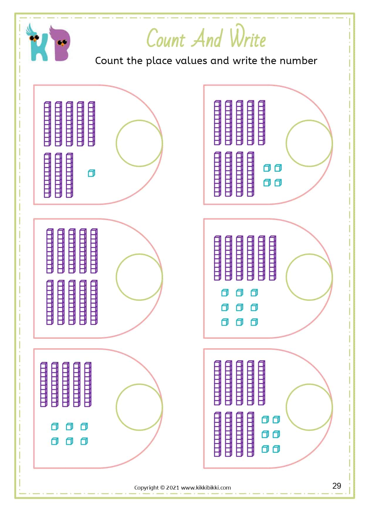 PLACE VALUE WORKSHEETS - KikkiBikki