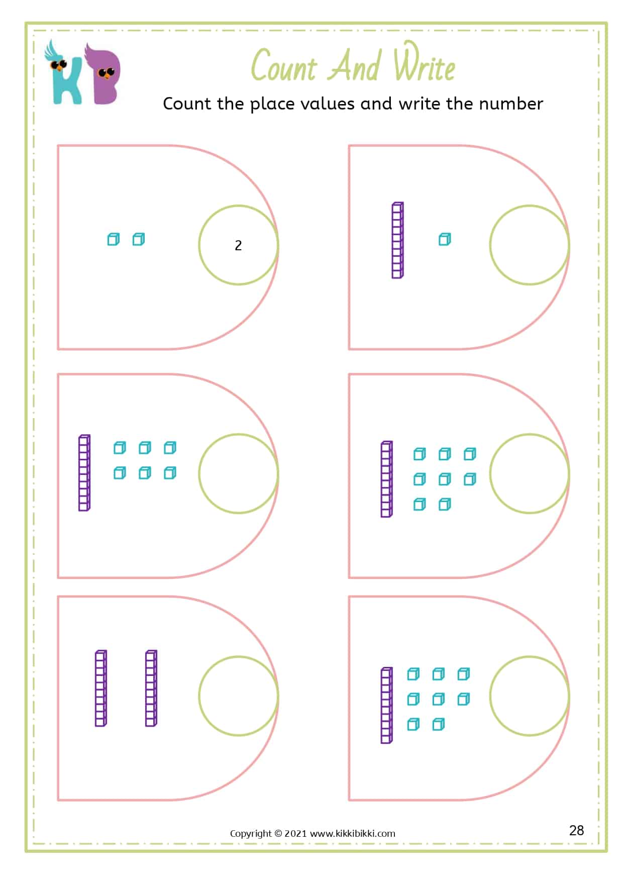 PLACE VALUE WORKSHEETS - KikkiBikki