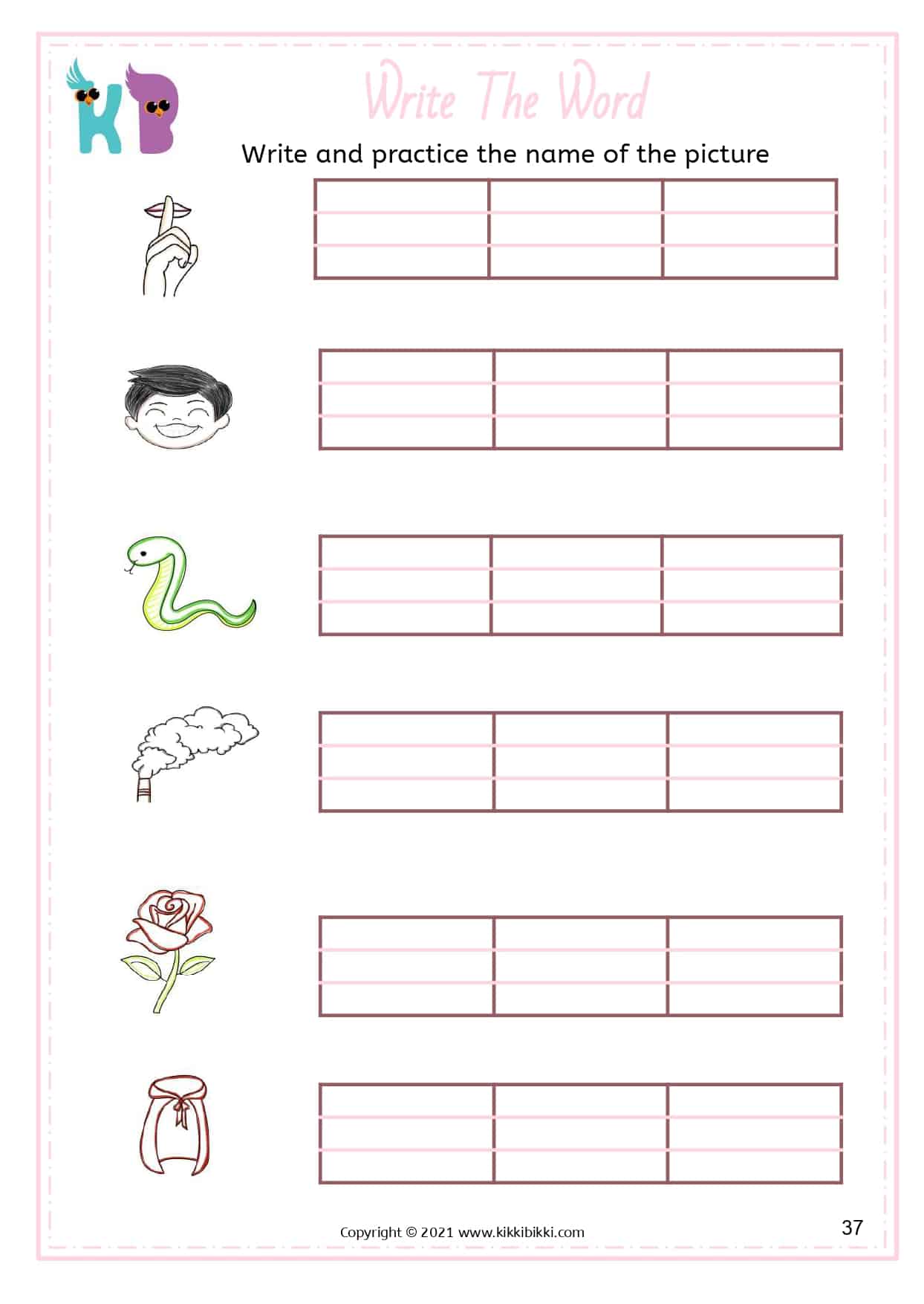 Unlock Phonics Magic: Silent E Write the Word Worksheet