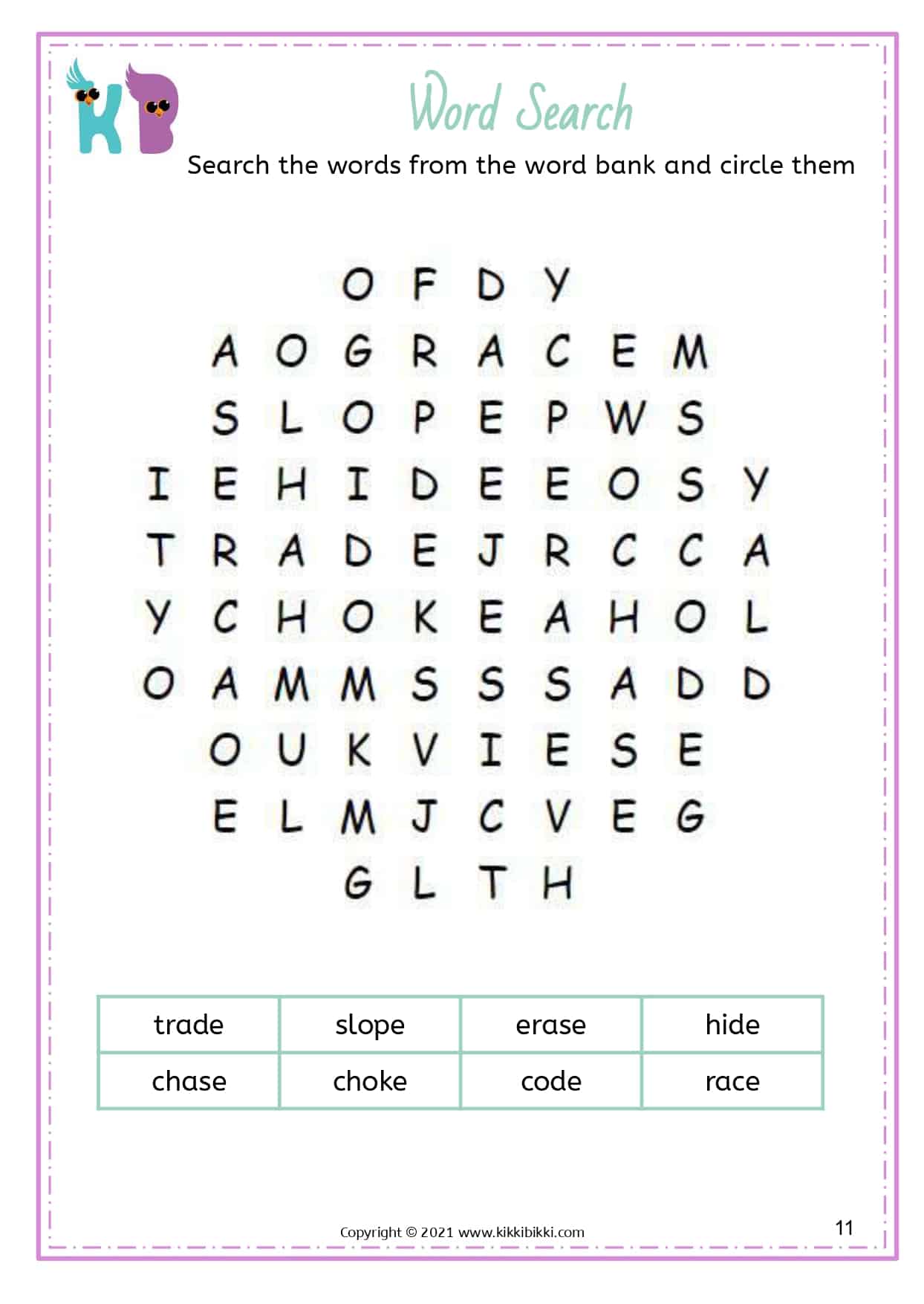 Master Silent E with Free Reading & Word Search Worksheets