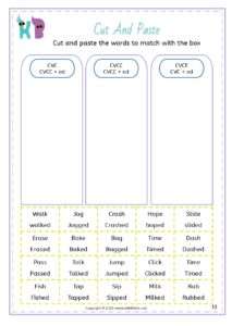 Adding Suffix-ed - Free Phonics Printable Worksheets