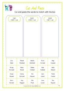 Adding Suffix-ed - Free Phonics Printable Worksheets
