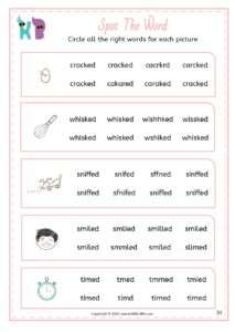 Phonics Fun: Spot the ed Words – Interactive Worksheets