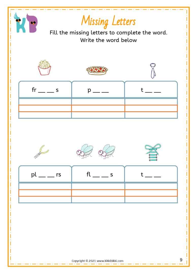 /ie/ Sound | Free Phonics Printable Worksheets