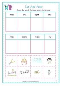Learn to Spell i, igh, y Sound Words | Free Phonics Worksheets