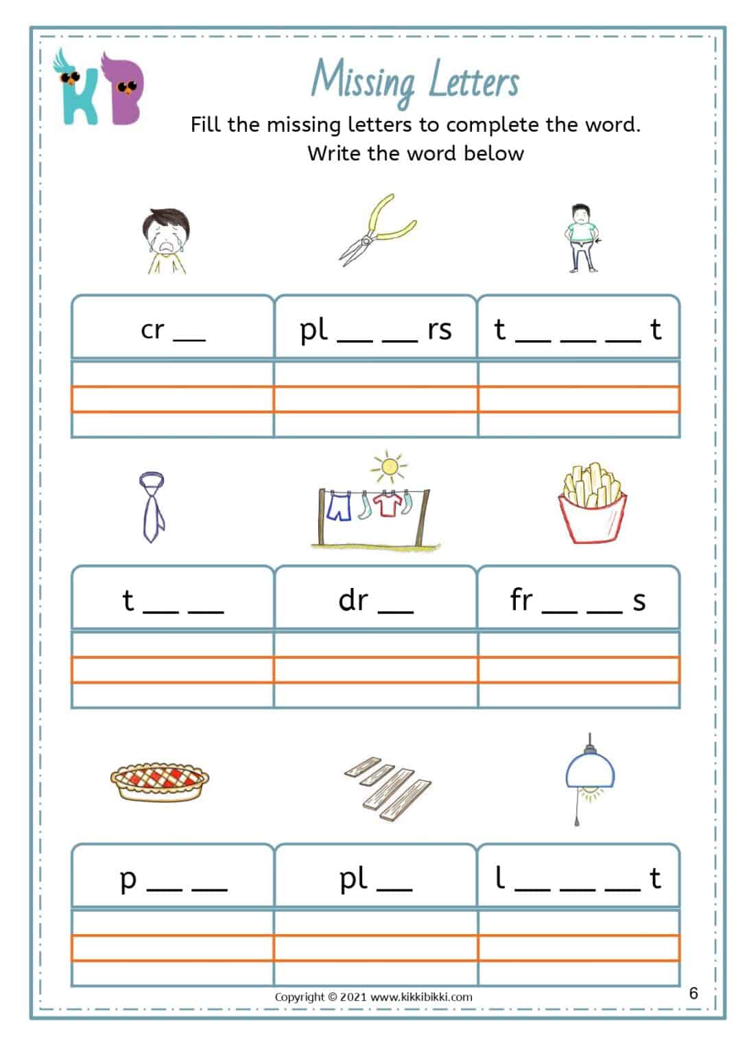 Learn to Spell i, igh, y Sound Words | Free Phonics Worksheets