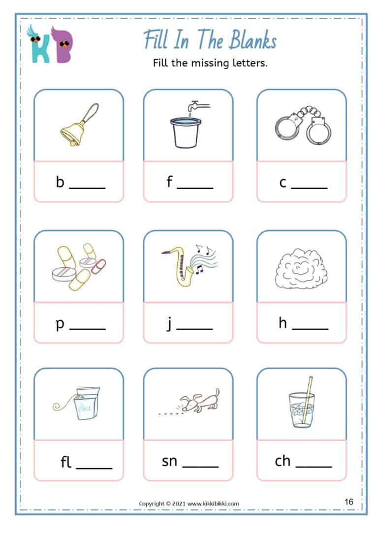 Double Consonants | Free Phonics Printable Worksheets