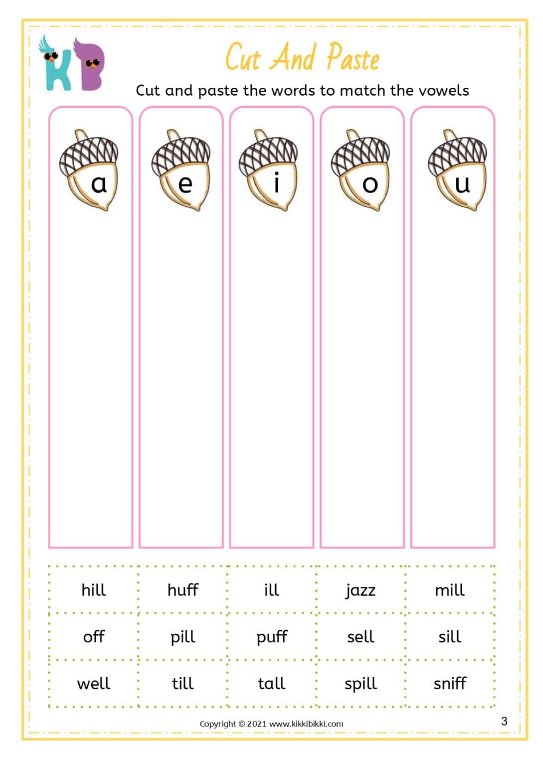 Double Consonants | Free Phonics Printable Worksheets