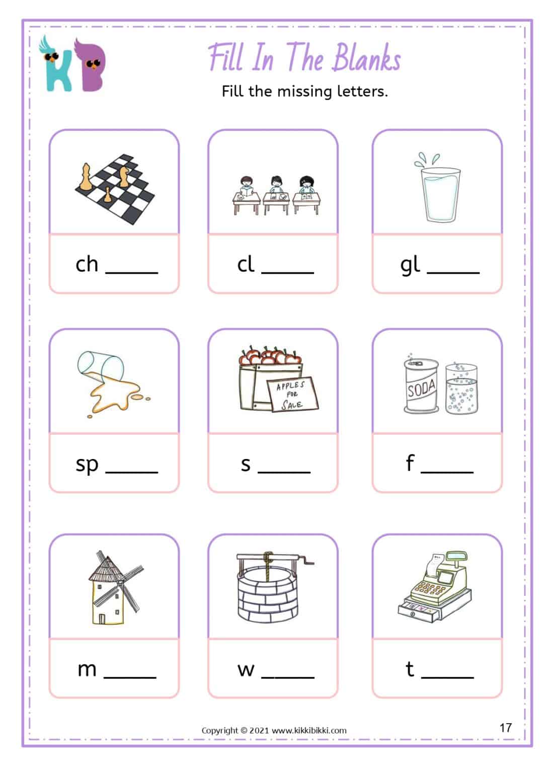 Double Consonants | Free Phonics Printable Worksheets