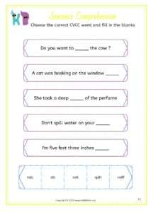 Double Consonants | Free Phonics Printable Worksheets
