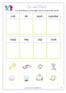 Learn to Spell c, k, ck Words - KikkiBikki - Kindergarten Worksheets
