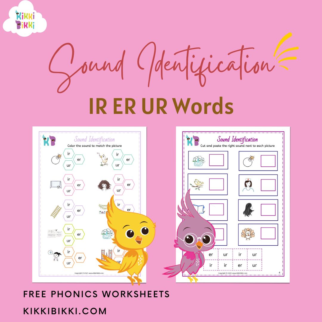 Bossy R Sounds: Sound Identification Worksheets for Kindergarten