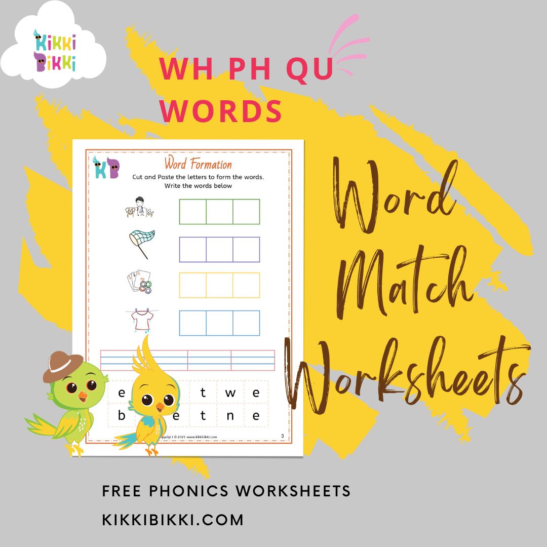 Consolidation of WH, PH, QU Sound Family - Word Match