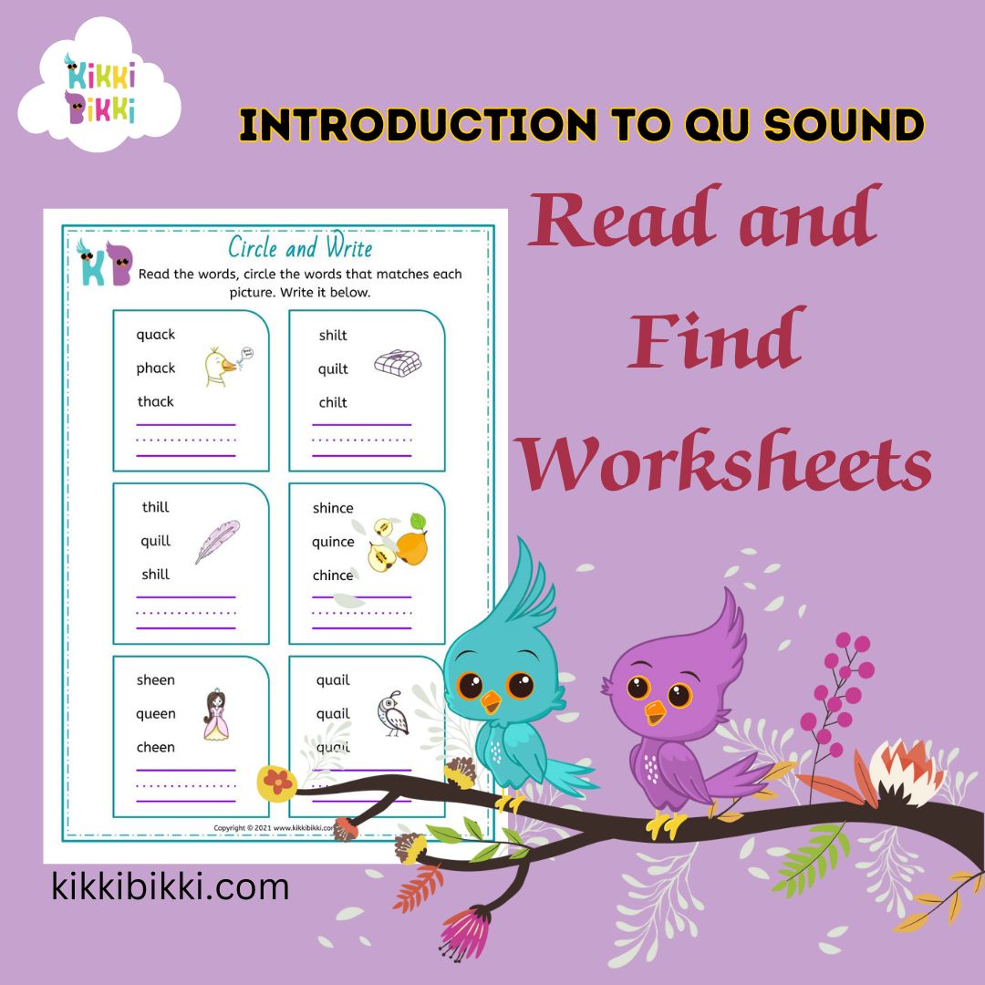 Discovering QU: Free Consonant Digraph Worksheets for Kids