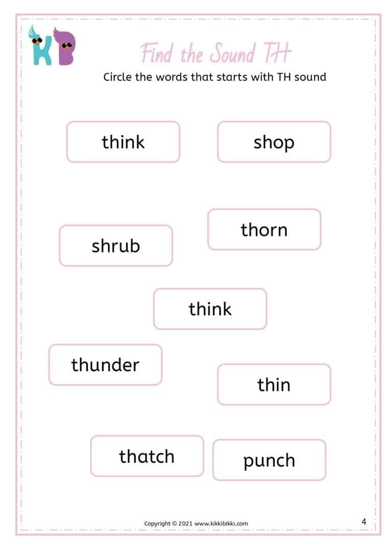 Phonics Fun: Exploring the TH Sound