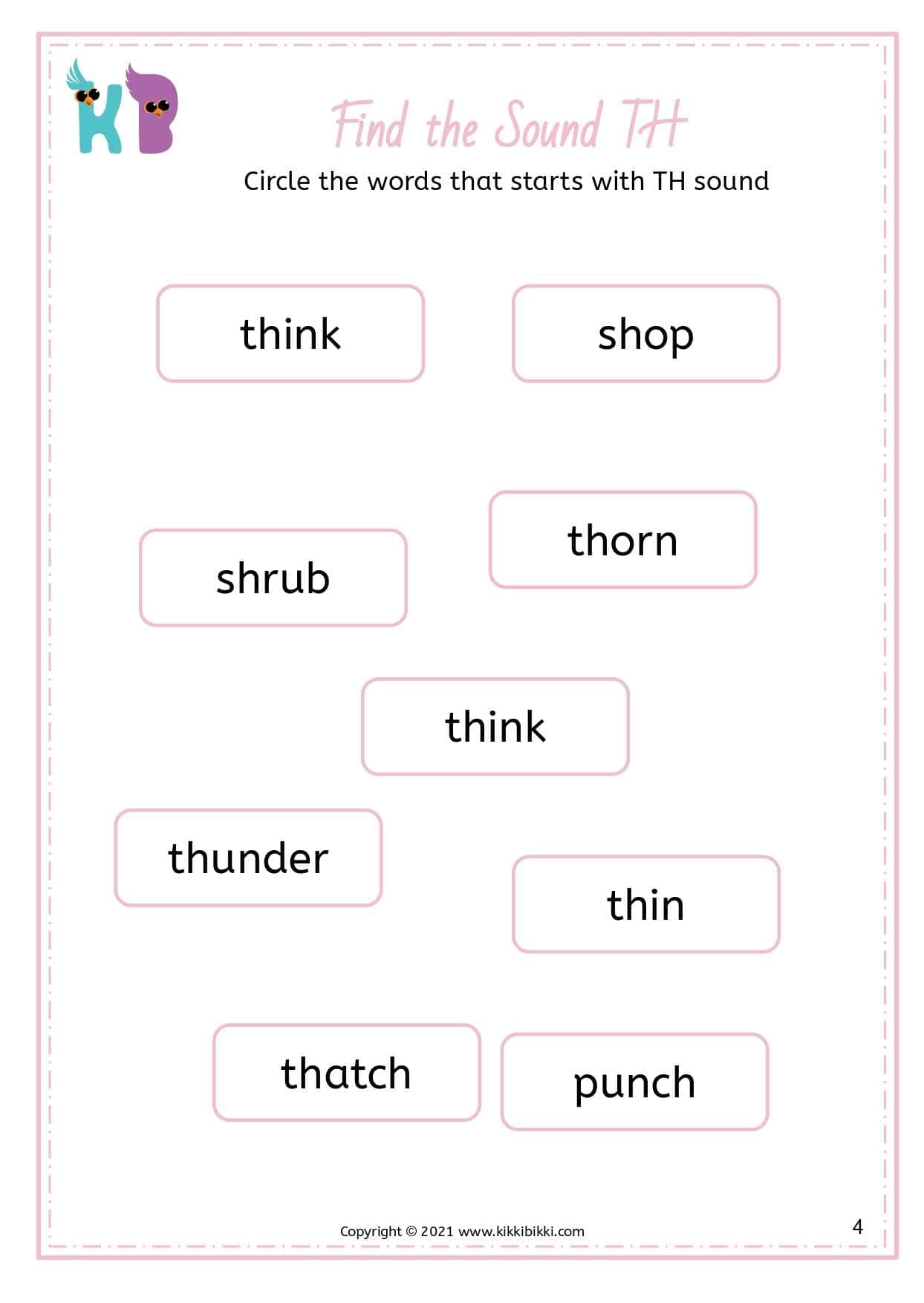 Phonics Fun: Exploring the TH Sound