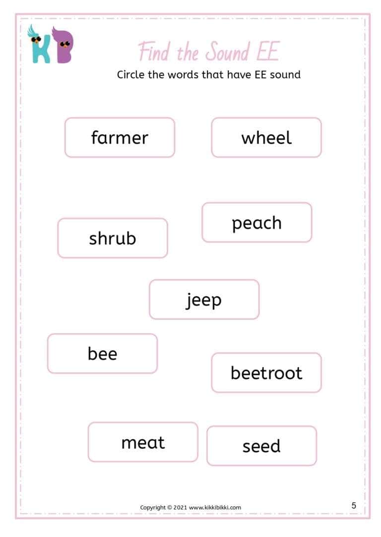 Introduction to the ‘ee’ Sound: Phonics Made Easy