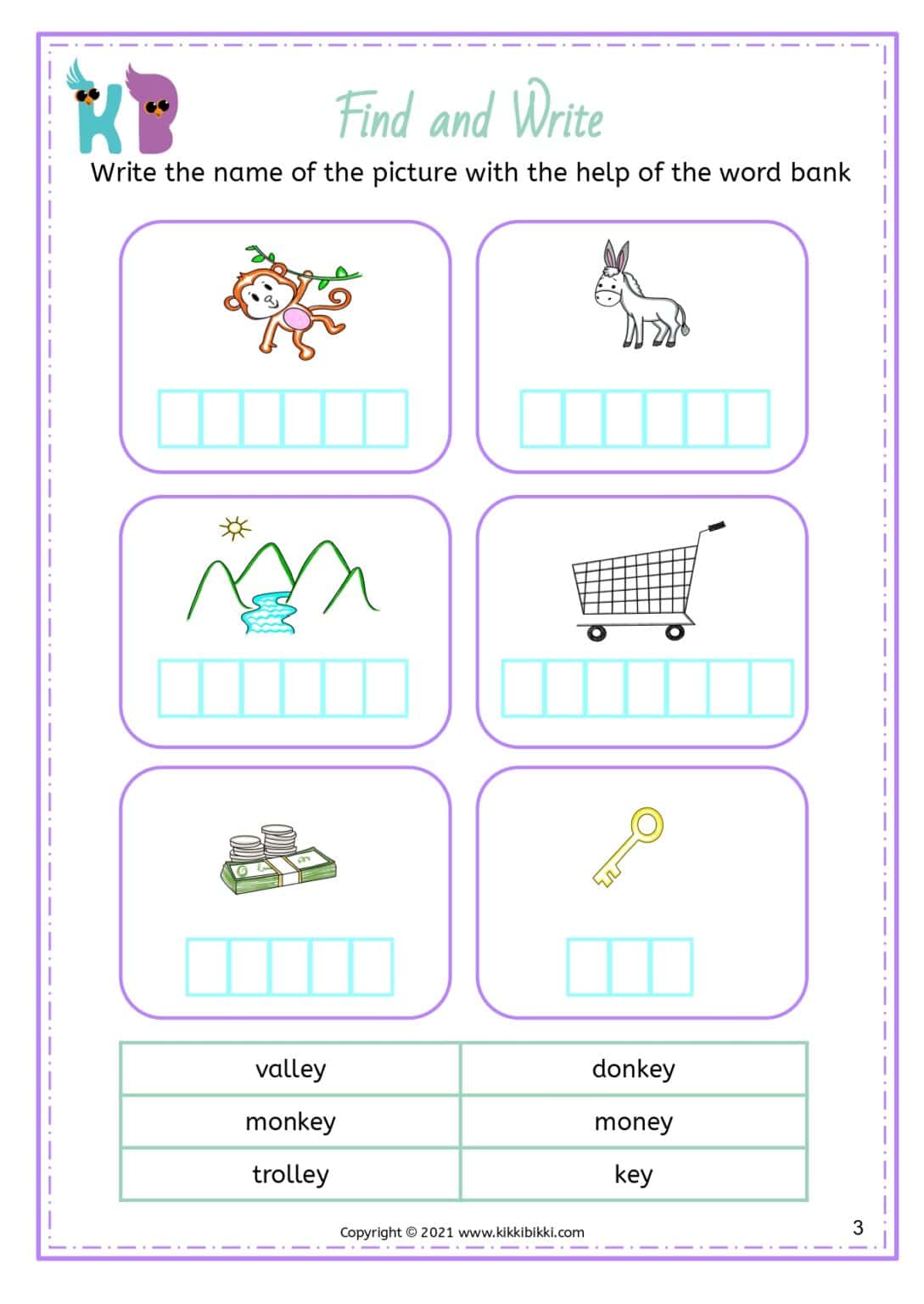 Exploring Vowel Digraphs: EY Sound Worksheets for Kids