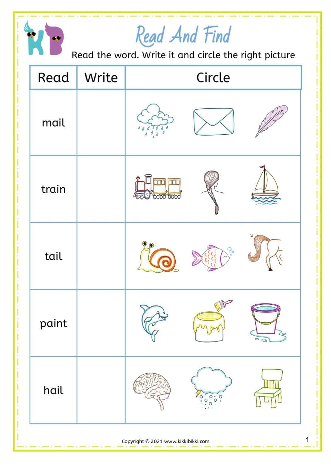 Exploring Vowel Digraphs: AI Sound Worksheets for Kids